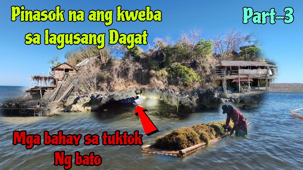 BAHAY SA TUKTOK NG BATO NAKALUTANG SA DAGAT|| NANDITO ANG KANILANG ...