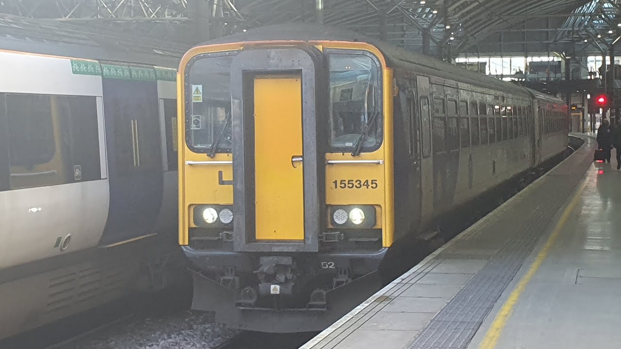 *Unusual Working* Leyland Class 155 345 - YouTube