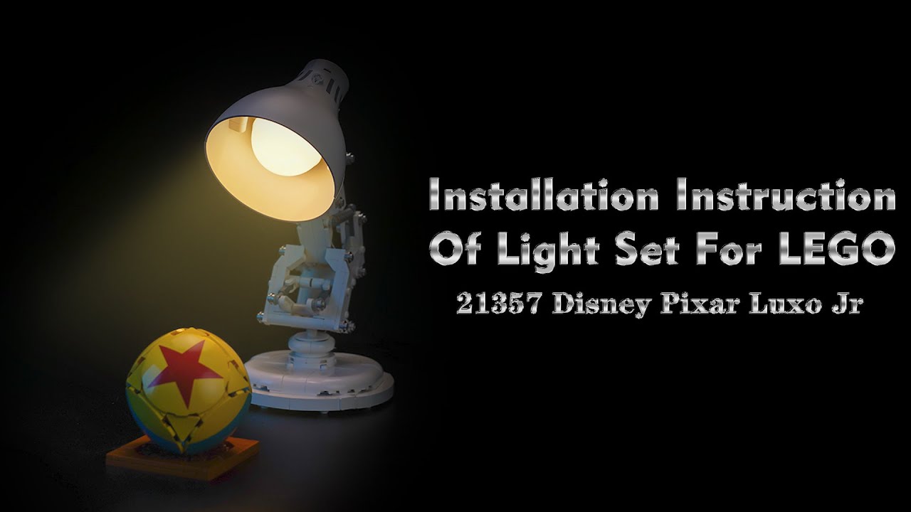 Installation Instruction Of Light Set For LEGO 21357 Disney Pixar Luxo ...