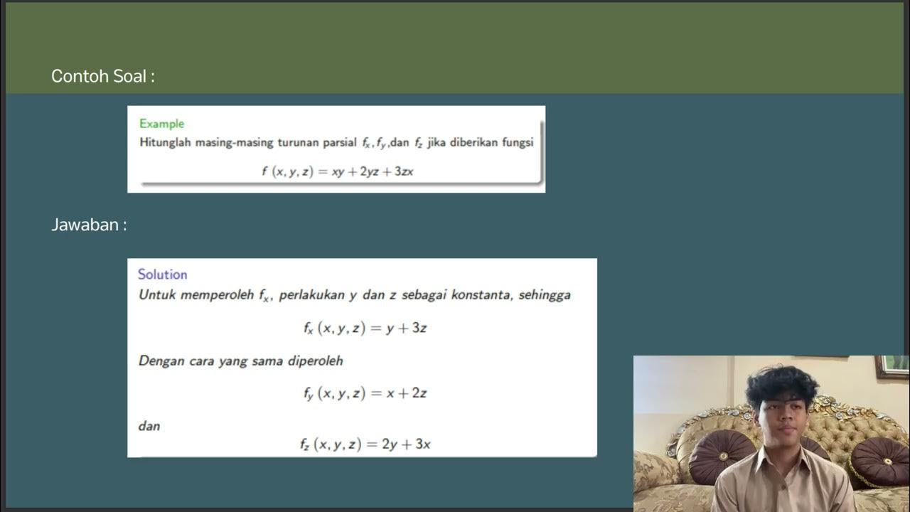 Presentasi Kelompok 1 "Definisi Turunan Parsial" MATDAS 2B 1ka02 - YouTube