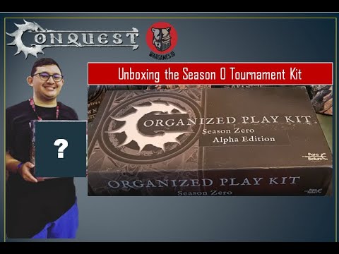 [Conquest] Unboxing Season 0 Tournament Kit! Exclusive Miniatures ...