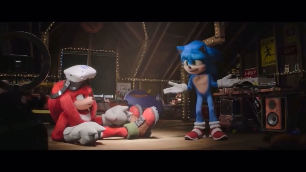 Knuckles Shows Clip HD 4K 2 AI voice sonic voice Movie Sonic - YouTube