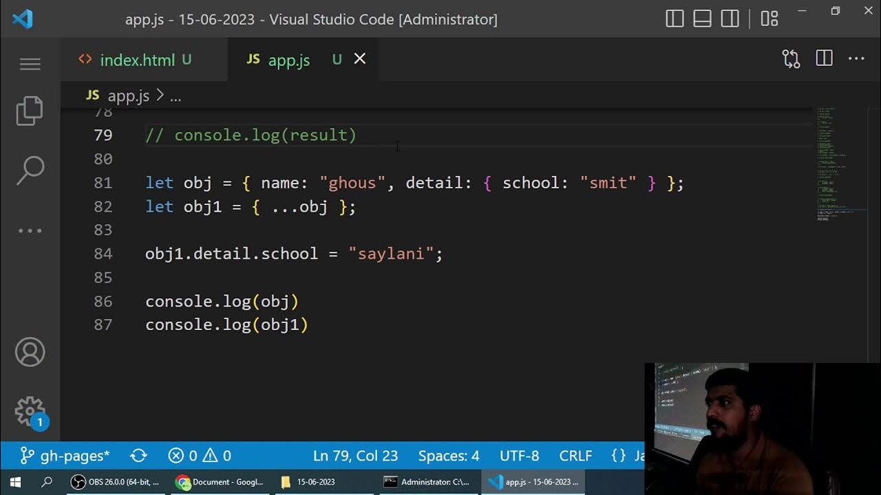 SMIT - Batch 9 | JavaScript Class 25 | Part 1 - YouTube