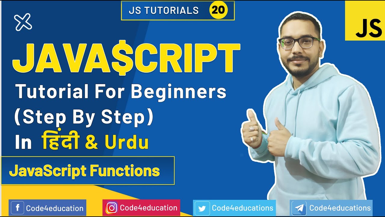 JavaScript Tutorial In Hindi | JavaScript Functions Tutorial In Hindi ...