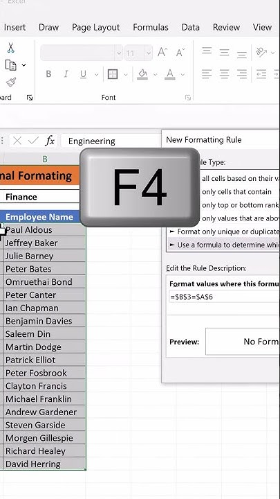 Lookup with Conditional Formatting | Excel tips and tricks | #shorts - YouTube