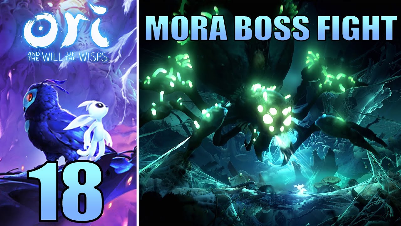 [4K] MORA THE SPIDER BOSS FIGHT | Ori and the Will of the Wisps ...