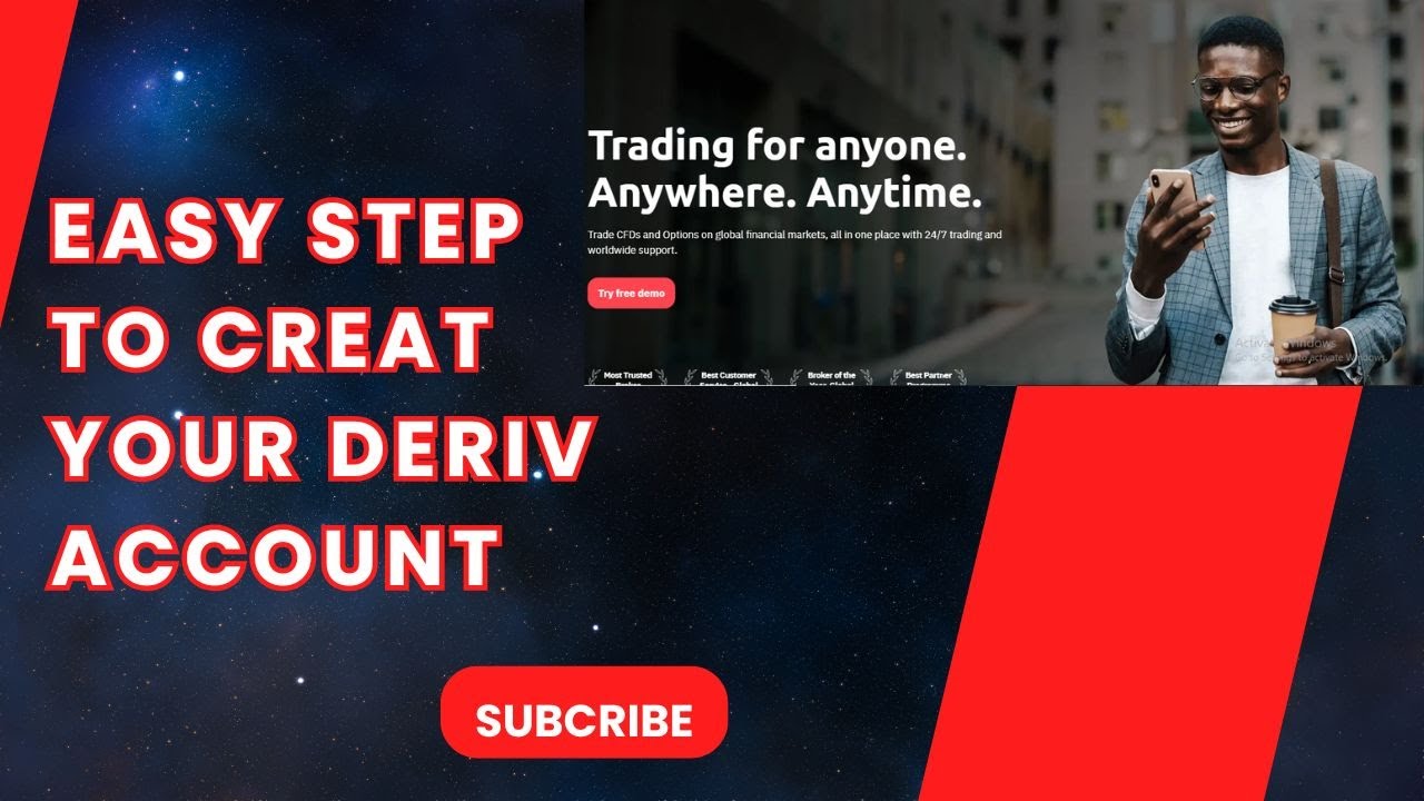 Step by step easy way to creat your Deriv account - YouTube