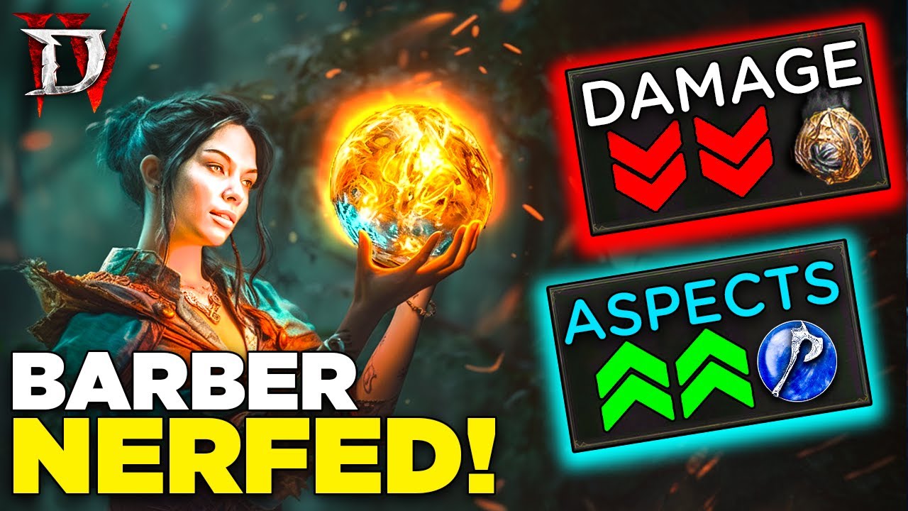 Barber Heart Fixed! + New Necromancer Aspects with Patch 1.1.1 Diablo 4 ...
