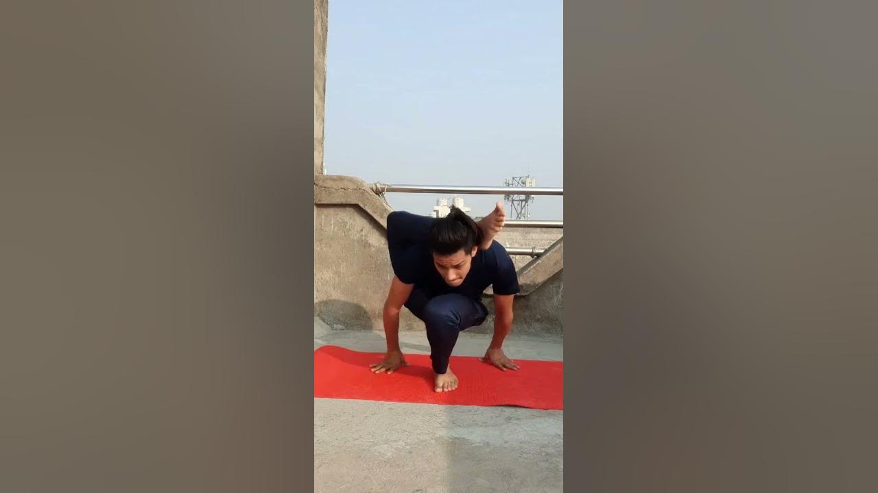 Utthan Eka Pada Sirasana Standing One Leg Behind Head Pose 🕉🙏 Youtube