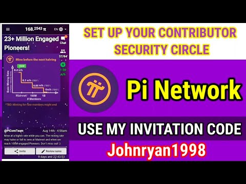 How to Set up Pi Network Security Circle - YouTube