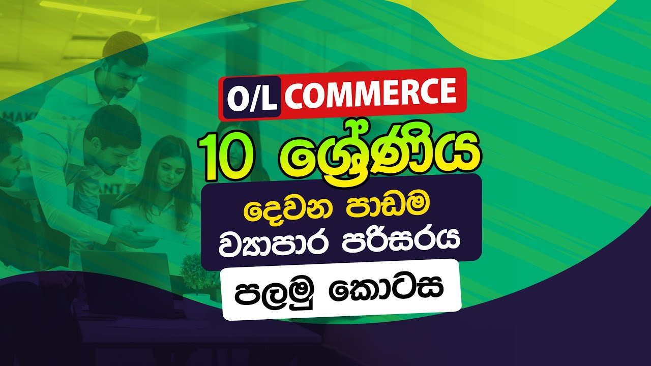 නව 10 වසර - OL Commerce - දෙවන පාඩම - ව්‍යාපාර පරිසරය - YouTube