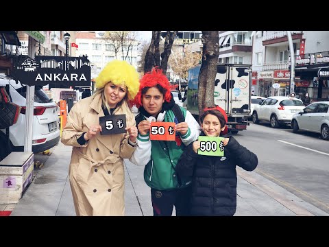 5 TL VS. 50 TL VS. 500 TL İLE BİR GÜN GEÇİRMEK