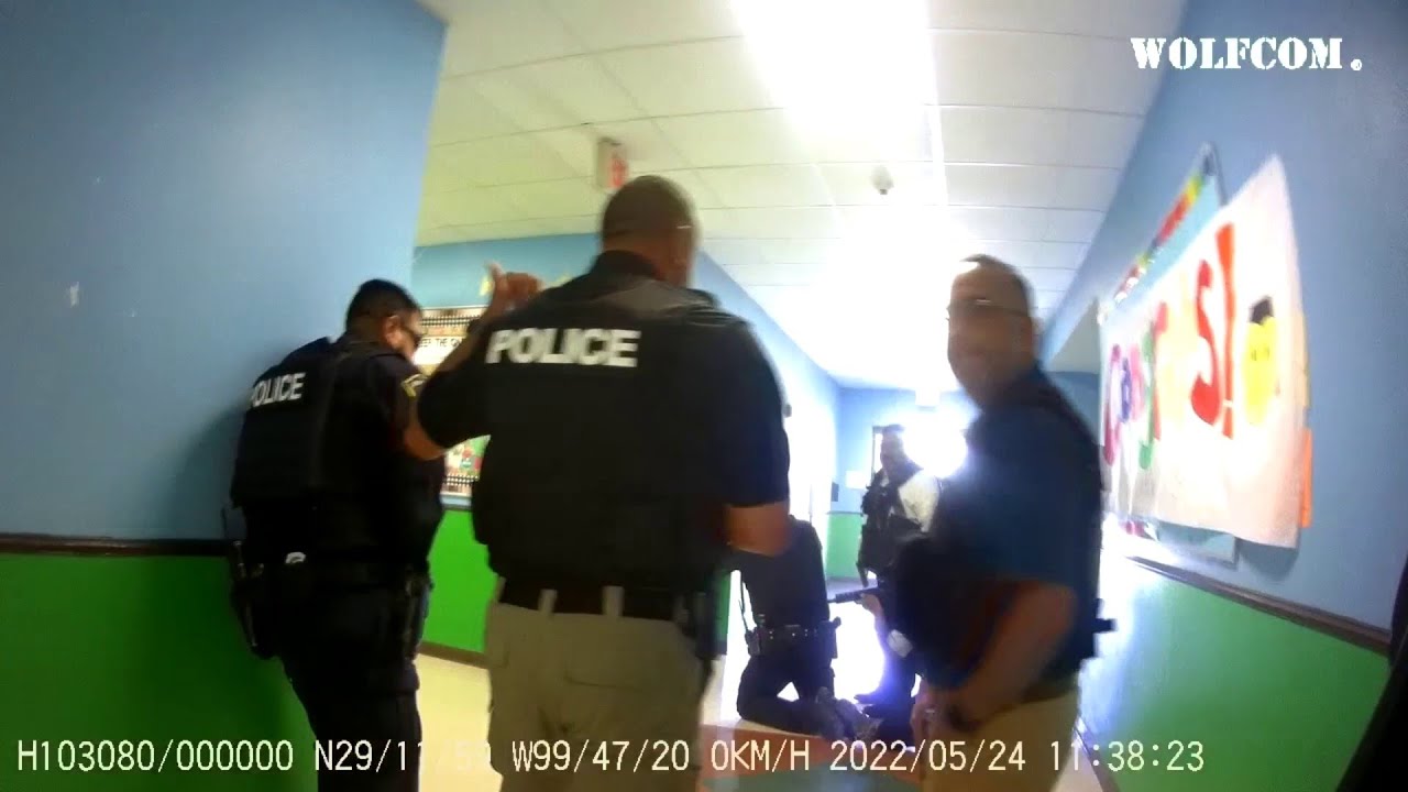 Body-worn camera footage from UPD Officer Justin Mendoza in the Robb ...