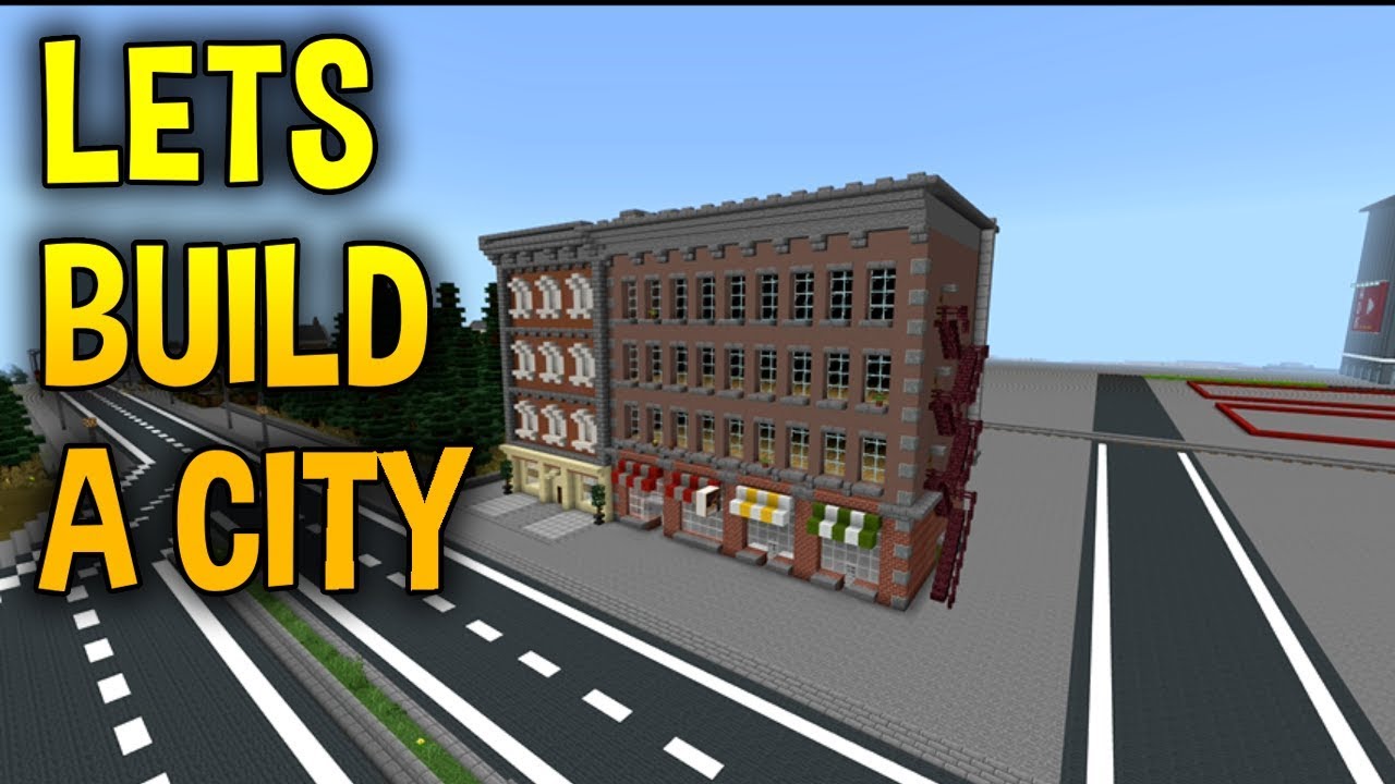 Lets Build A Minecraft City (61) - Down town - How to Build a City ...