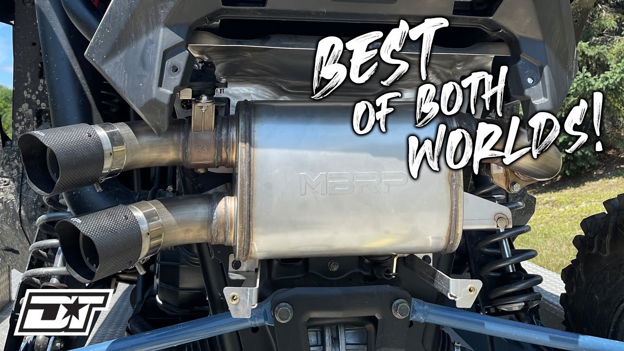 ALL NEW | MBRP 2.5" Slip-On Active Exhaust for The Polaris RZR PRO XP ...