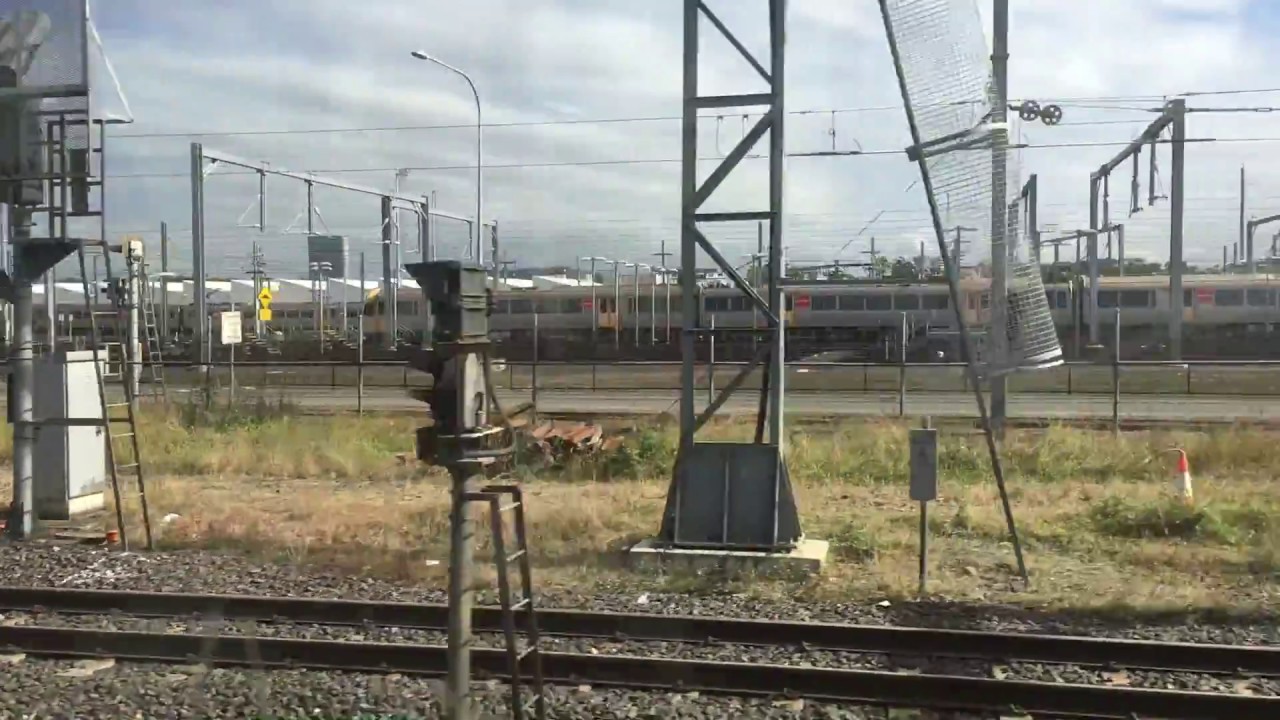 Brisbane Central station to Eagle Junction station - YouTube
