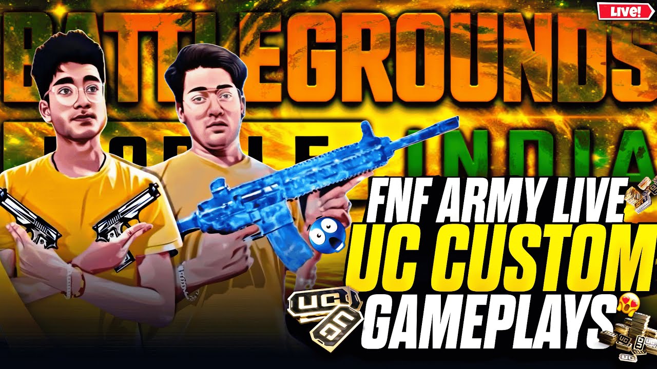 🔴Live/W FNF ARMY| RP💰UC GIVEAWAYS CUSTOMS ROOMS🤑 | ⁠ #pubgmobile # ...