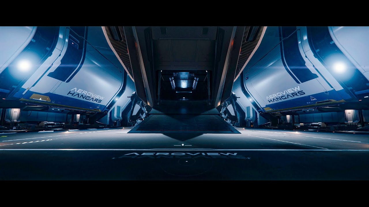 Star Citizen - Anvil Carrack Atmospheric Flight Model - Aeroview Hangar ...