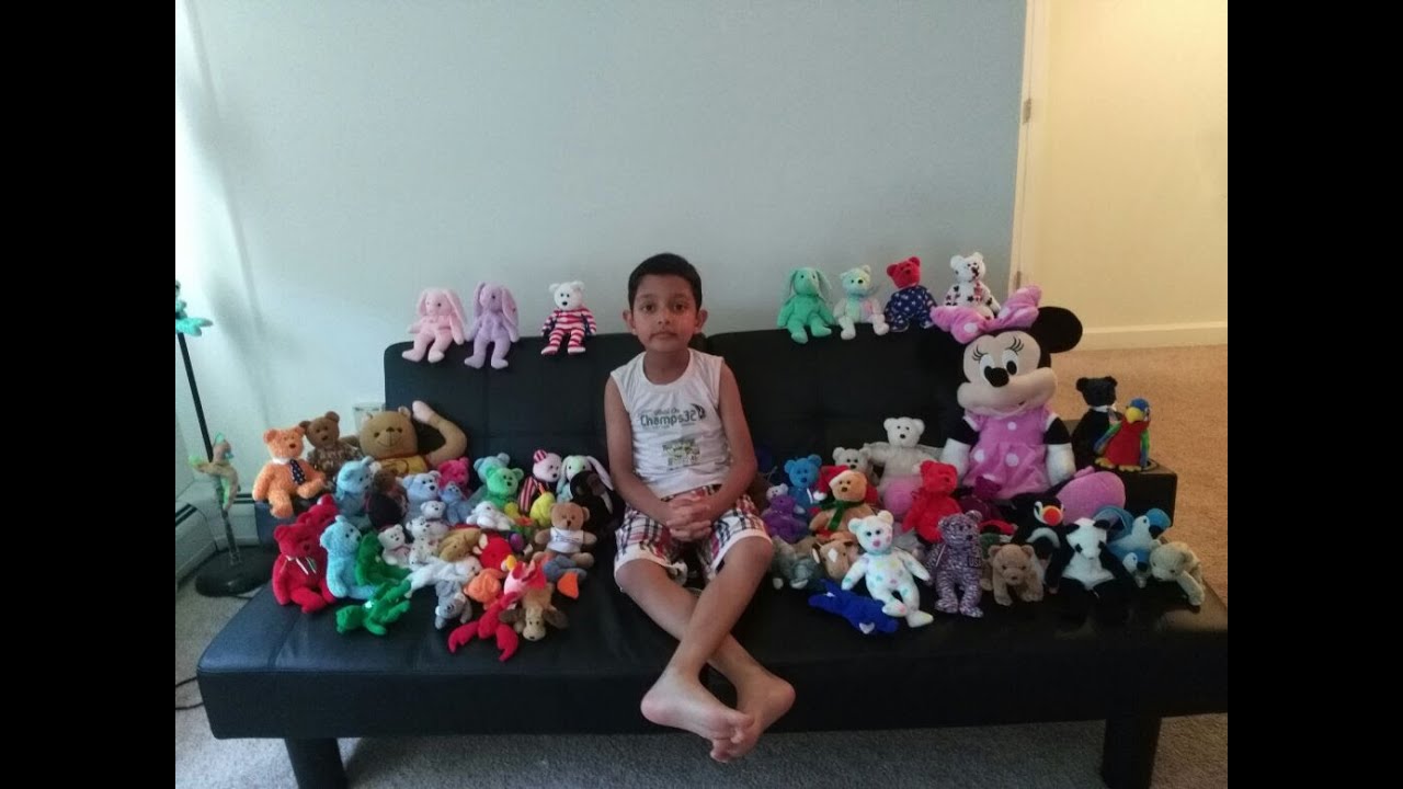 Biggest [TY] COLLECTION OF STUFFED TEDDY BEAR's Including Disney - YouTube