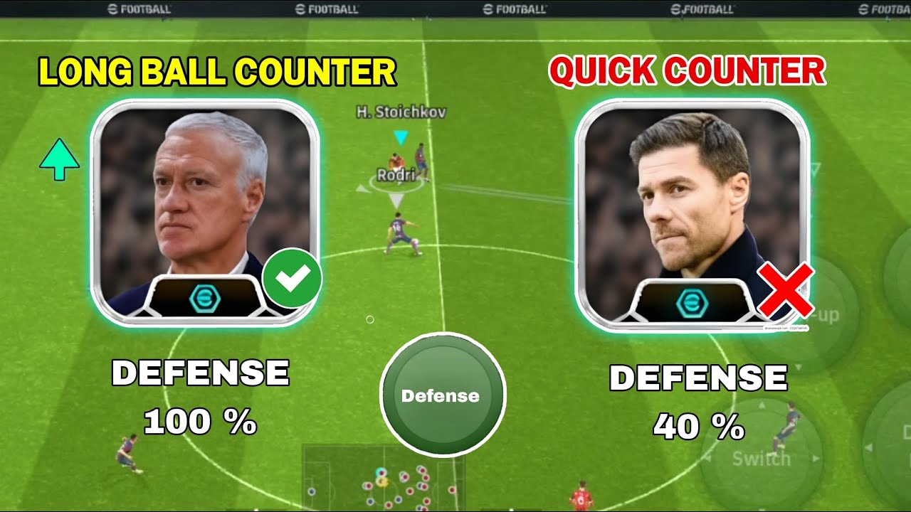 HOW GOOD CAN DEFENSE LONG BALL COUNTER MANAGER ? EFOOTBALL 2024 MOBILE ...