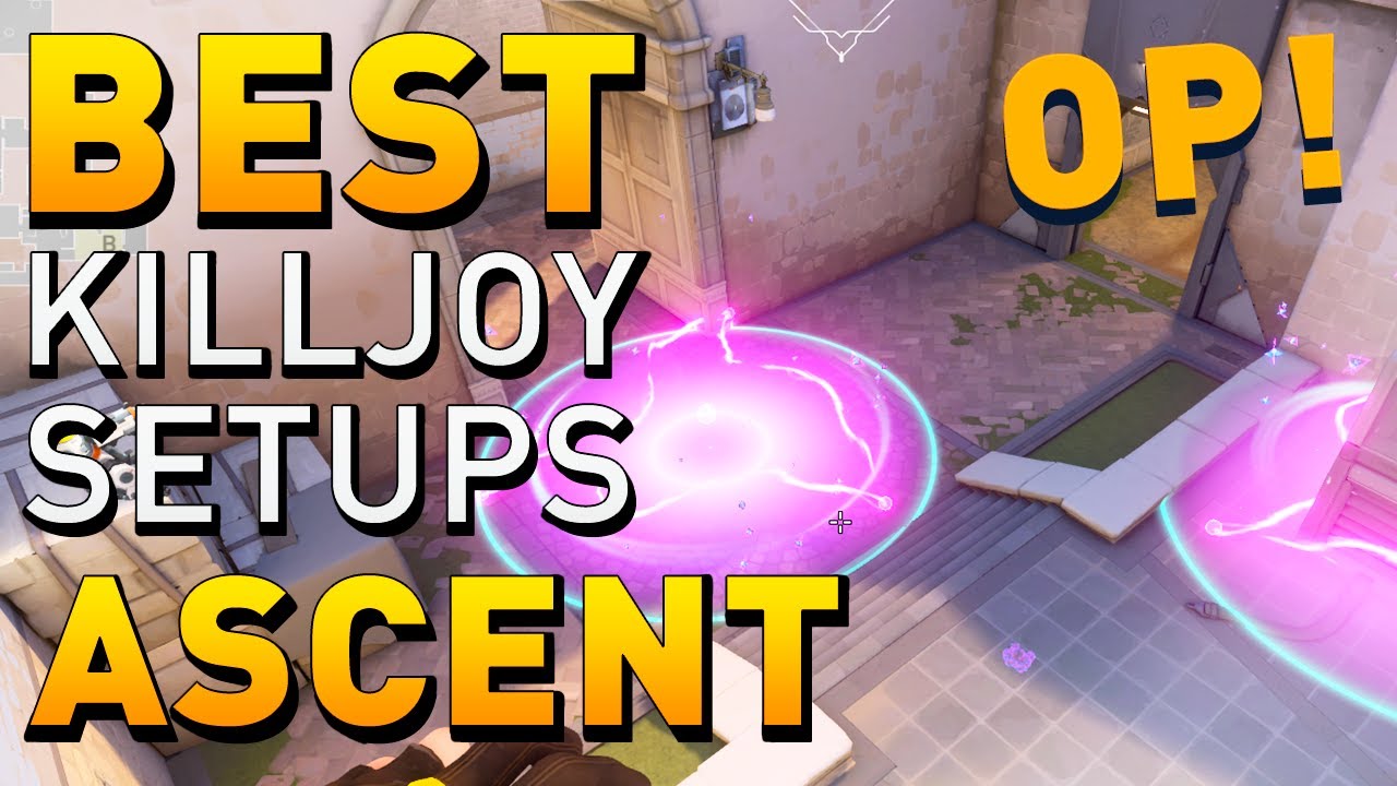 VALORANT - NEW BEST Killjoy Turret/Nanoswarm Spots & Setups for ASCENT - YouTube