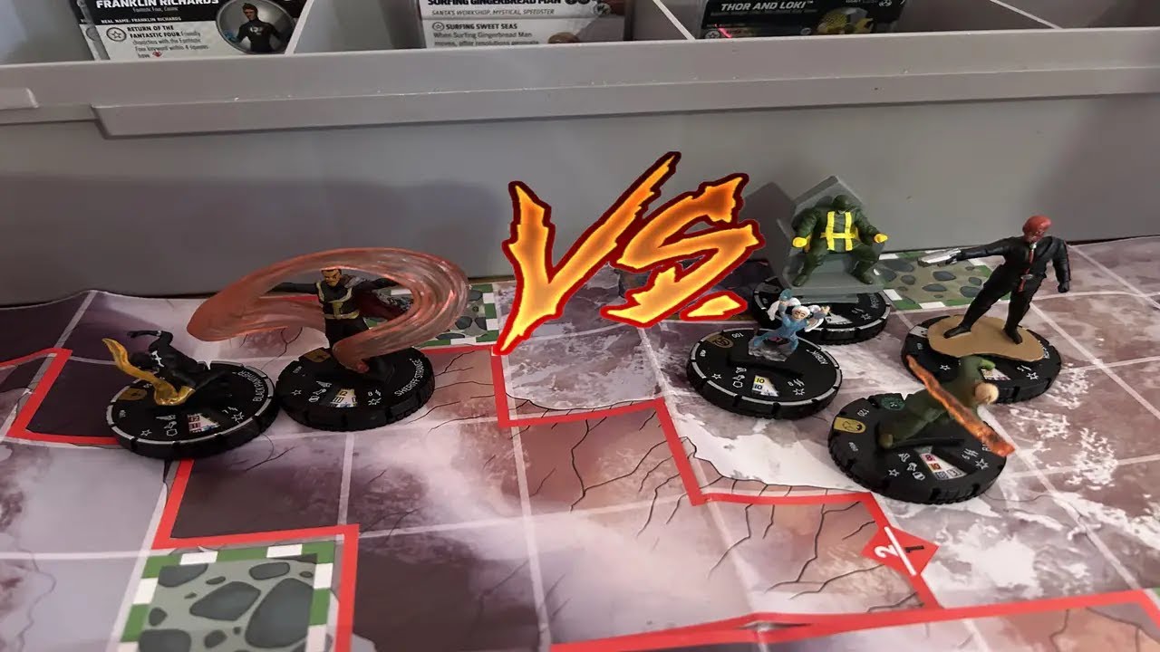 Heroclix | Battle of the Keywords | Illuminati VS. Hydra - YouTube