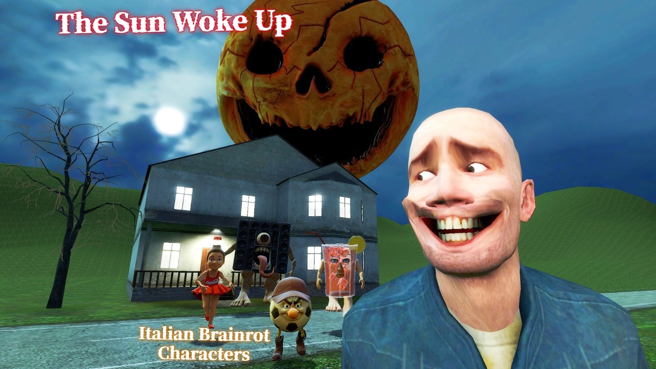 The Sun Woke Up vs Italian Brainrot Characters, But I extinguished it ...