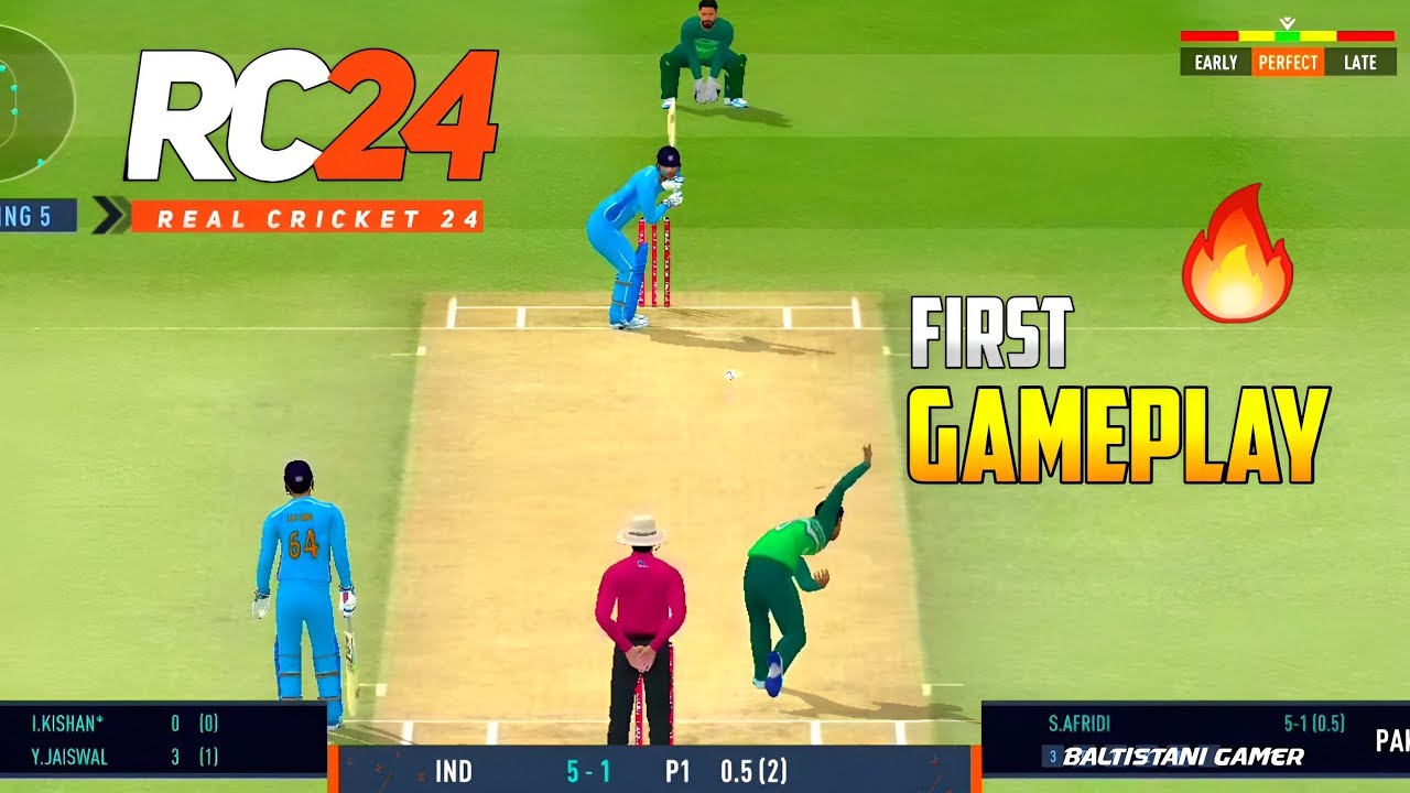 Real Cricket 24 First Gameplay 🔥 RC24 first Gameplay walkthrough #Rc24 ...