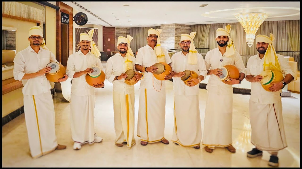A traditional musical instrument of Konkani at "Mattov" program ...