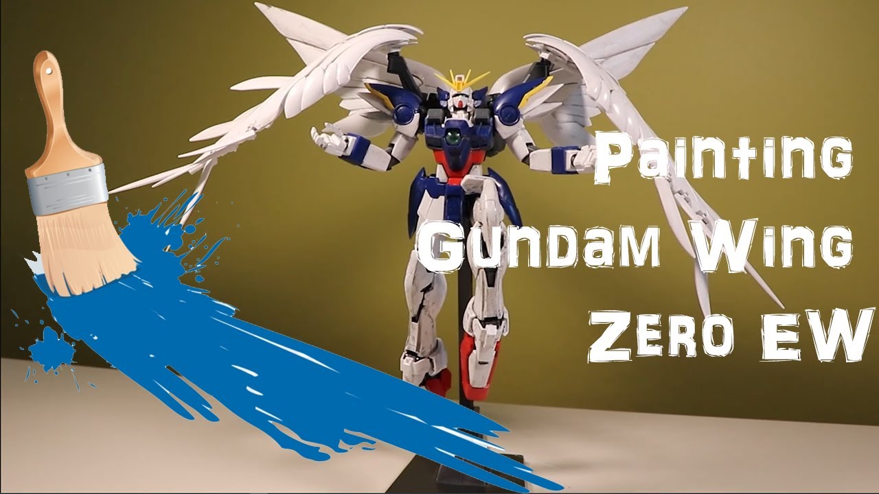 Painting the Bandai Wing Zero EW Master Grade - YouTube