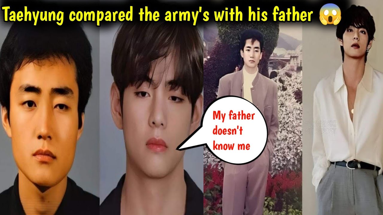 Kim taehyung compared his father with the army's 😭😱 | Kim taehyung ...