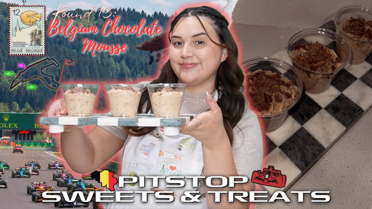 Making Chocolate Mousse For The Belgium Grand Prix | Pit Stop Sweets ...