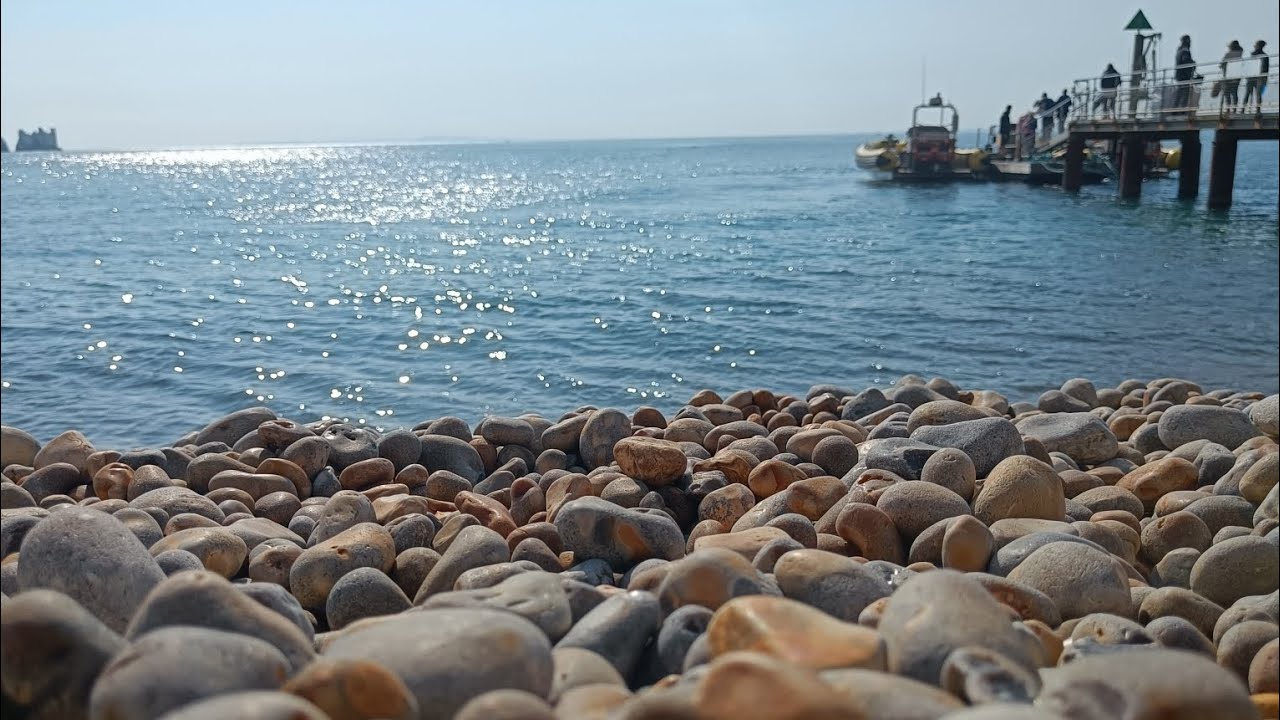 "The Needles" a beautiful beach in Isle of Wight ️ - YouTube