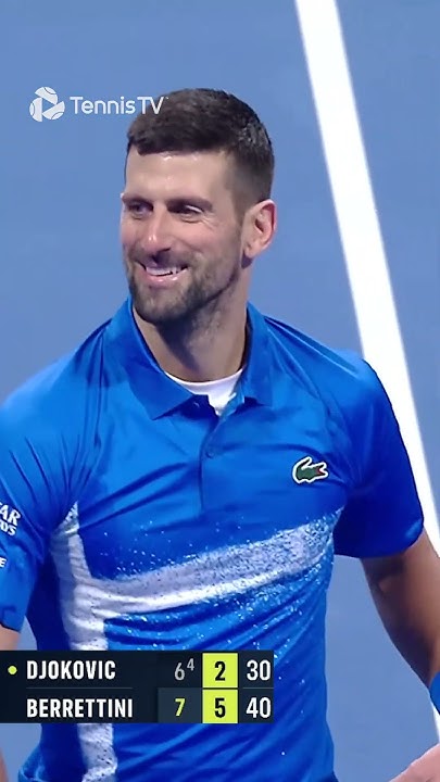 Clutch Novak Djokovic Match Point Save vs Berrettini! 😮‍💨 - YouTube