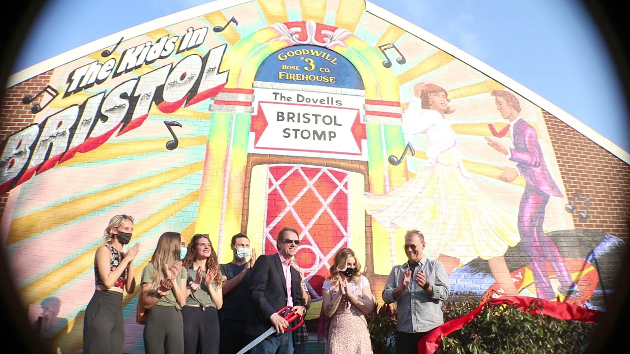 'Bristol Stomp' Mural Unveiled - YouTube