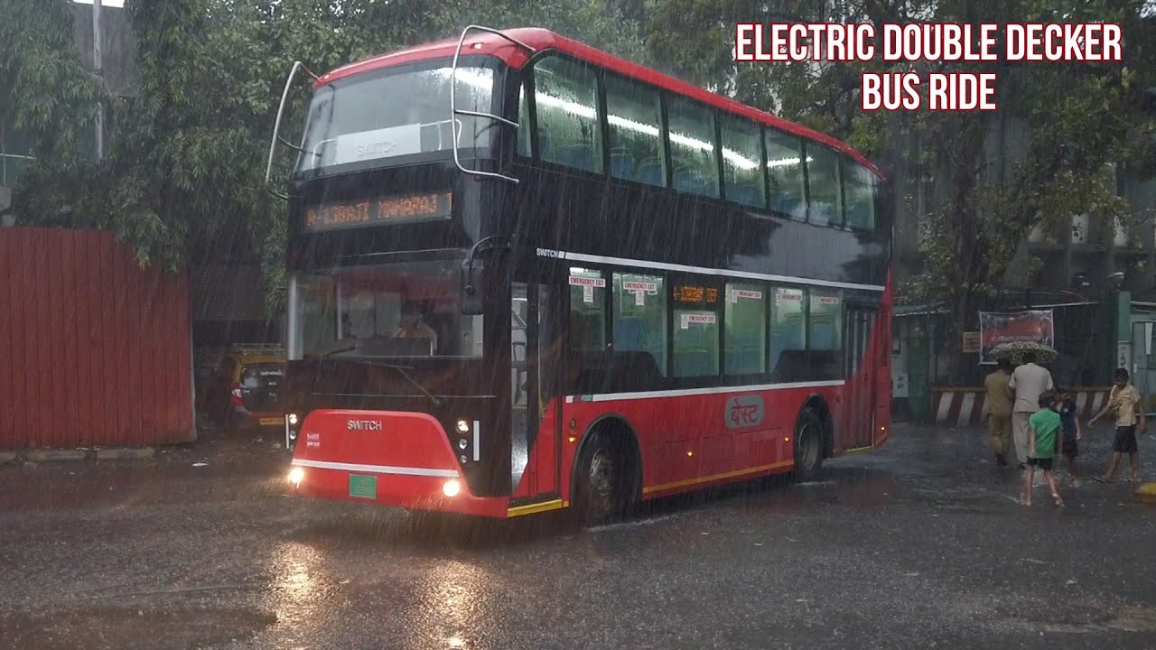 BEST Electric Double Decker Bus! A ride onboard Route 138 in Rains ...