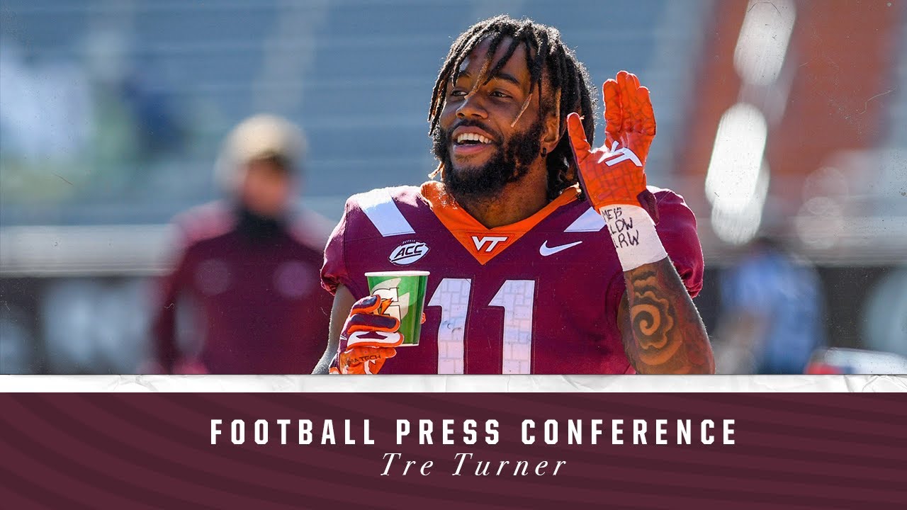 Virginia Tech Football press conference - Tre Turner - YouTube