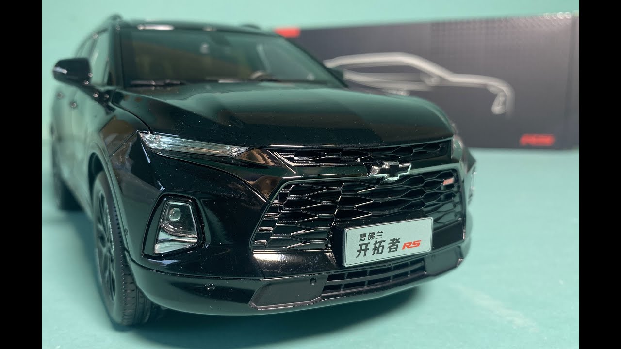 1:18 Scale Chevrolet Trailblazer RS Black/Распаковочка с Китая - YouTube
