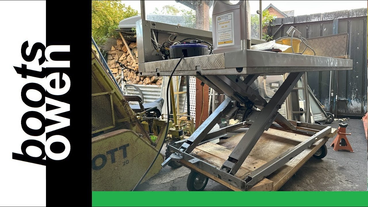 Rise and fall workbench project: platform lift hydraulic hose repair ...