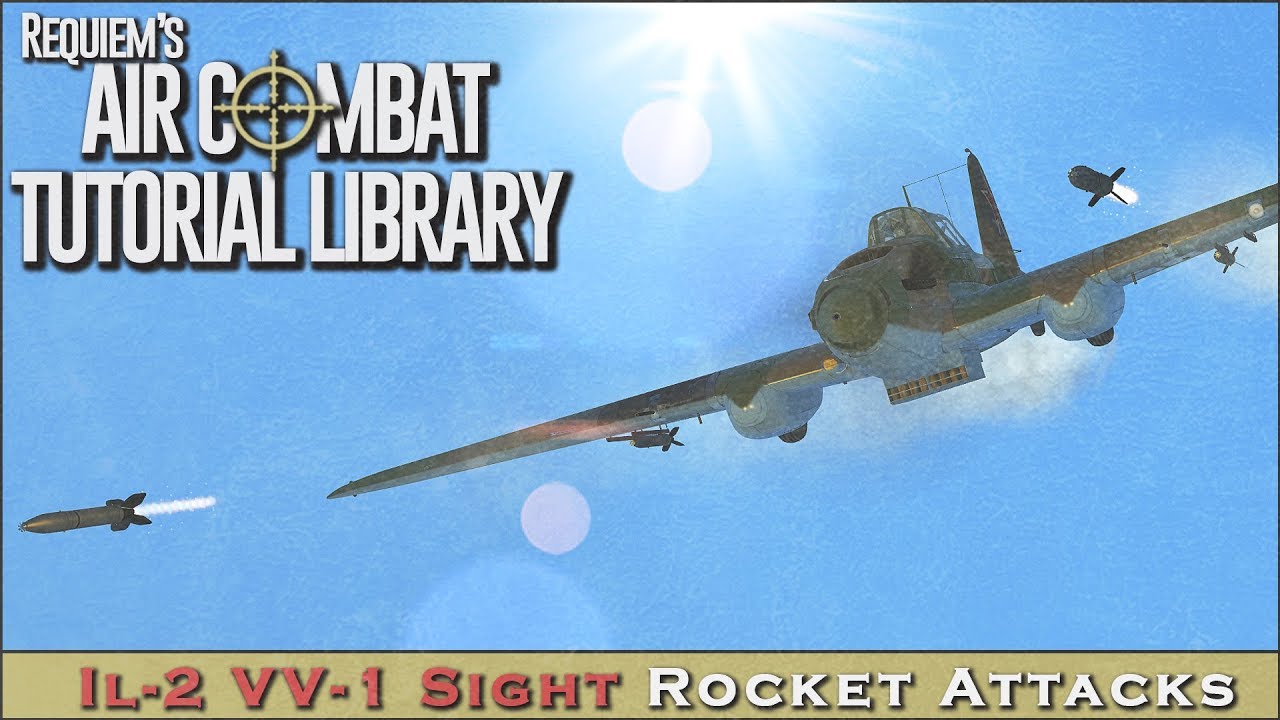 Il-2 (1943) Rocket Attacks using VV-1 Sight - YouTube