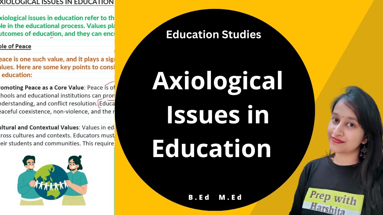 Axiological Issues in Education | Education Studies - YouTube