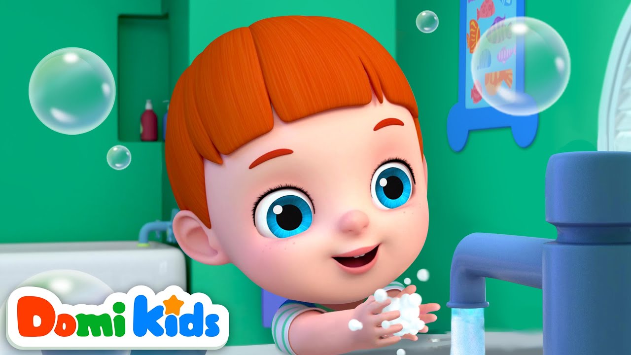 Wash Your Hands | Domi Kids Songs & Nursery Rhymes | Educational Songs ...