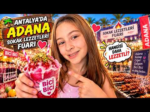 BİCİ BİCİ’Yİ İLK KEZ DENEDİK❗️ ANTALYA ADANA SOKAK LEZZETLERİ FUARI