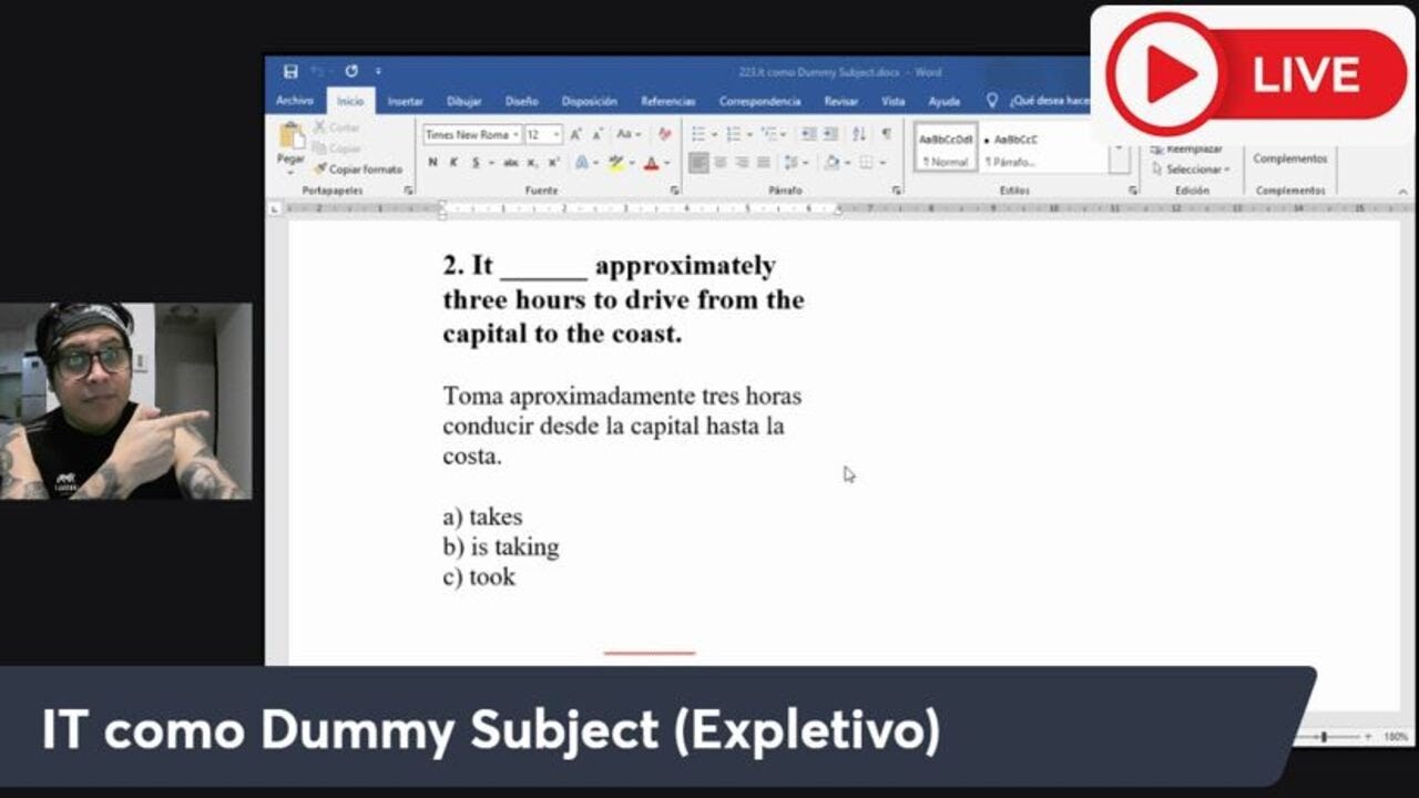 223. IT como Dummy Subject - YouTube