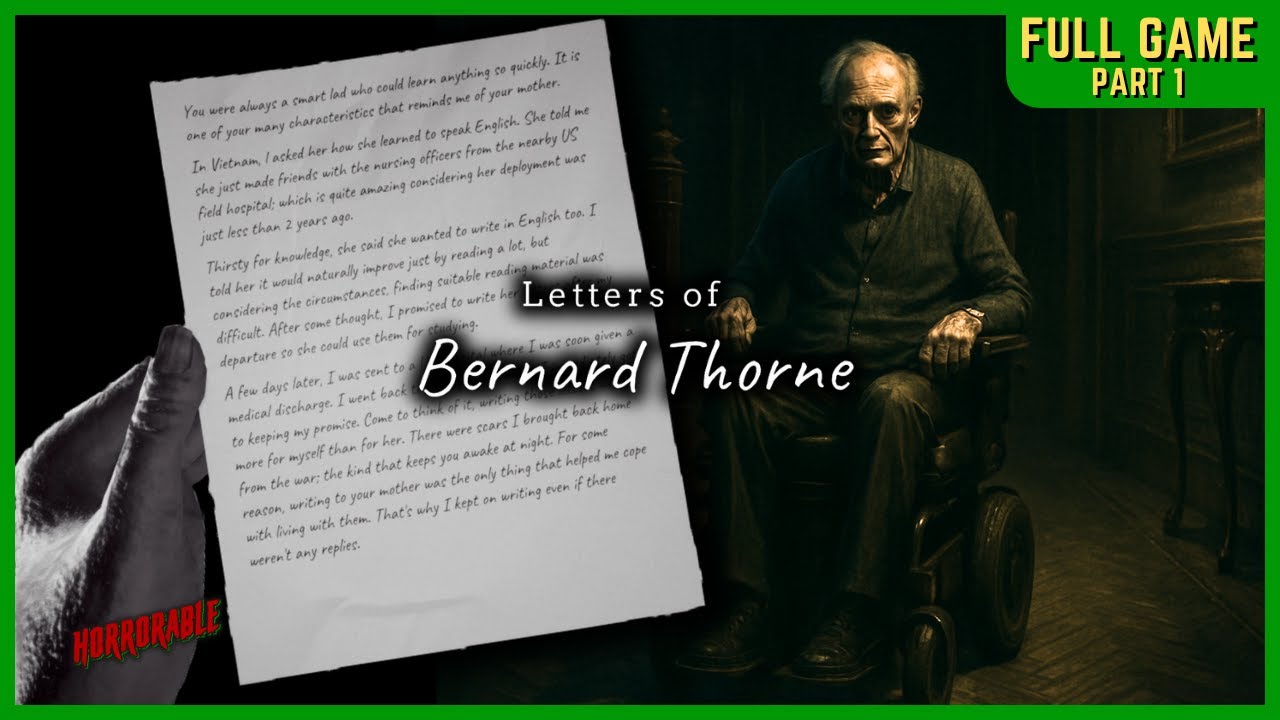 Are You Afraid Of The Dark? | LETTERS OF BERNARD THORNE | Indie Horror ...