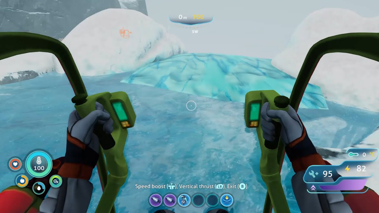 I do not think I’m supposed to be up here | Subnautica: Below Zero ...
