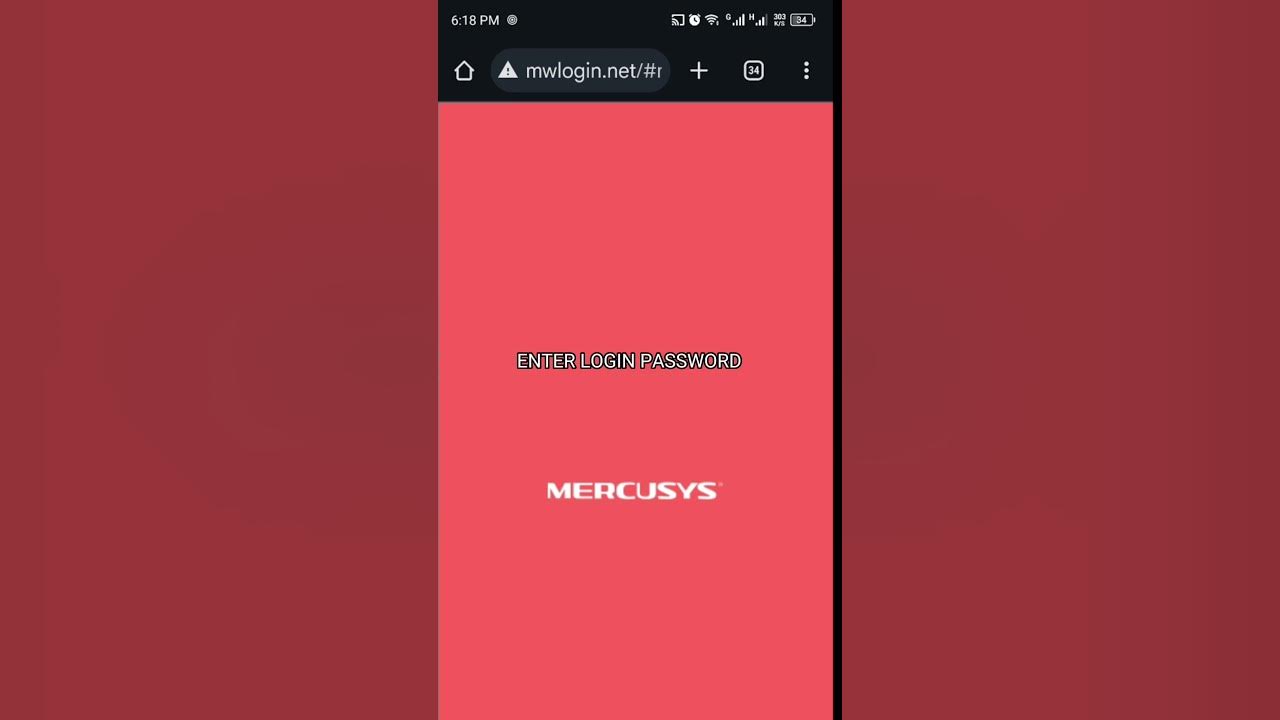 How to change MERCUSYS router password #wifi #passwordchange - YouTube