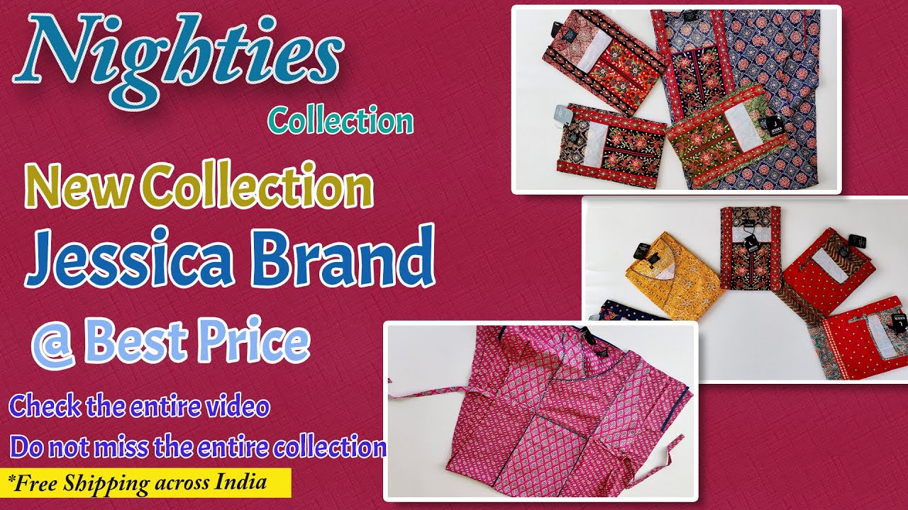 Premium Jessica Brand (L/XL/XXL) Cotton Nighty Collections - SSC 649 ...