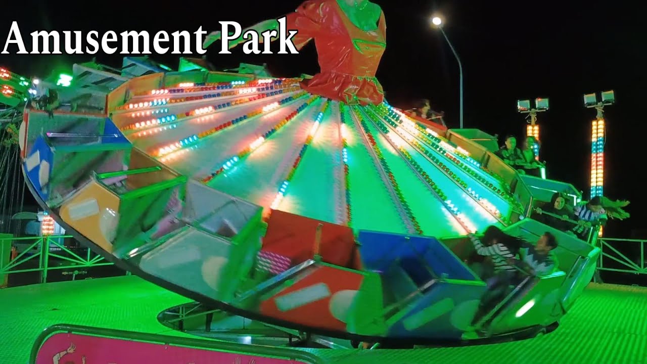 Having fun at the Amusement Park - YouTube