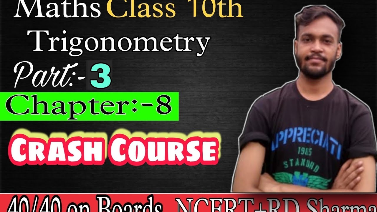 Part 3, Trigonometry, Crash Course, Students' choice , Term 2 ,#CBSE # ...